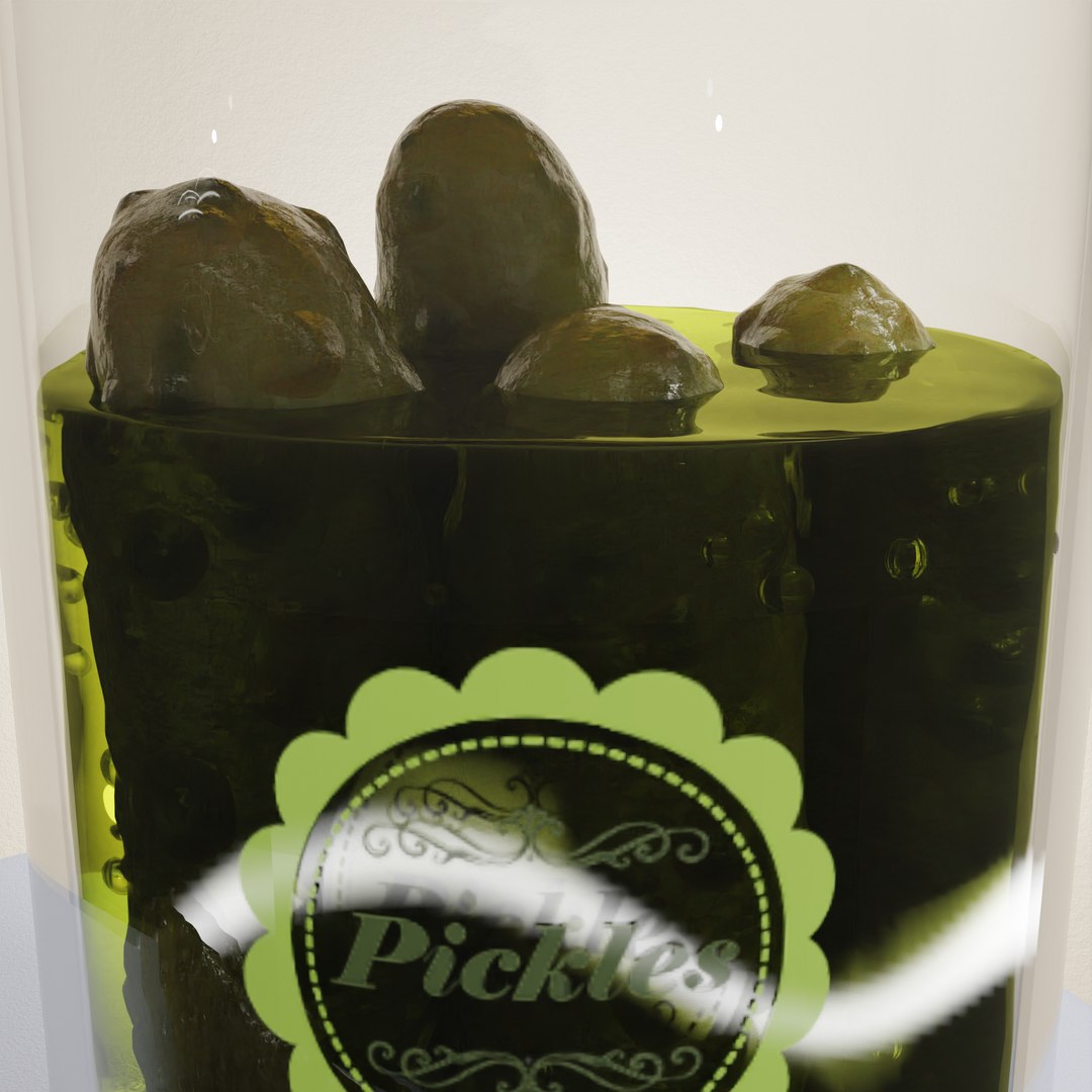Pickle Jar Model - TurboSquid 2070849