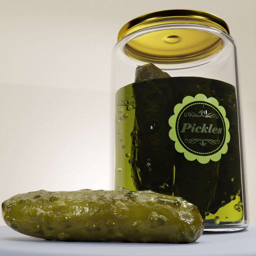 Pickle Jar Model - TurboSquid 2070849