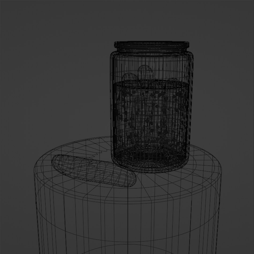 Pickle Jar Model - TurboSquid 2070849
