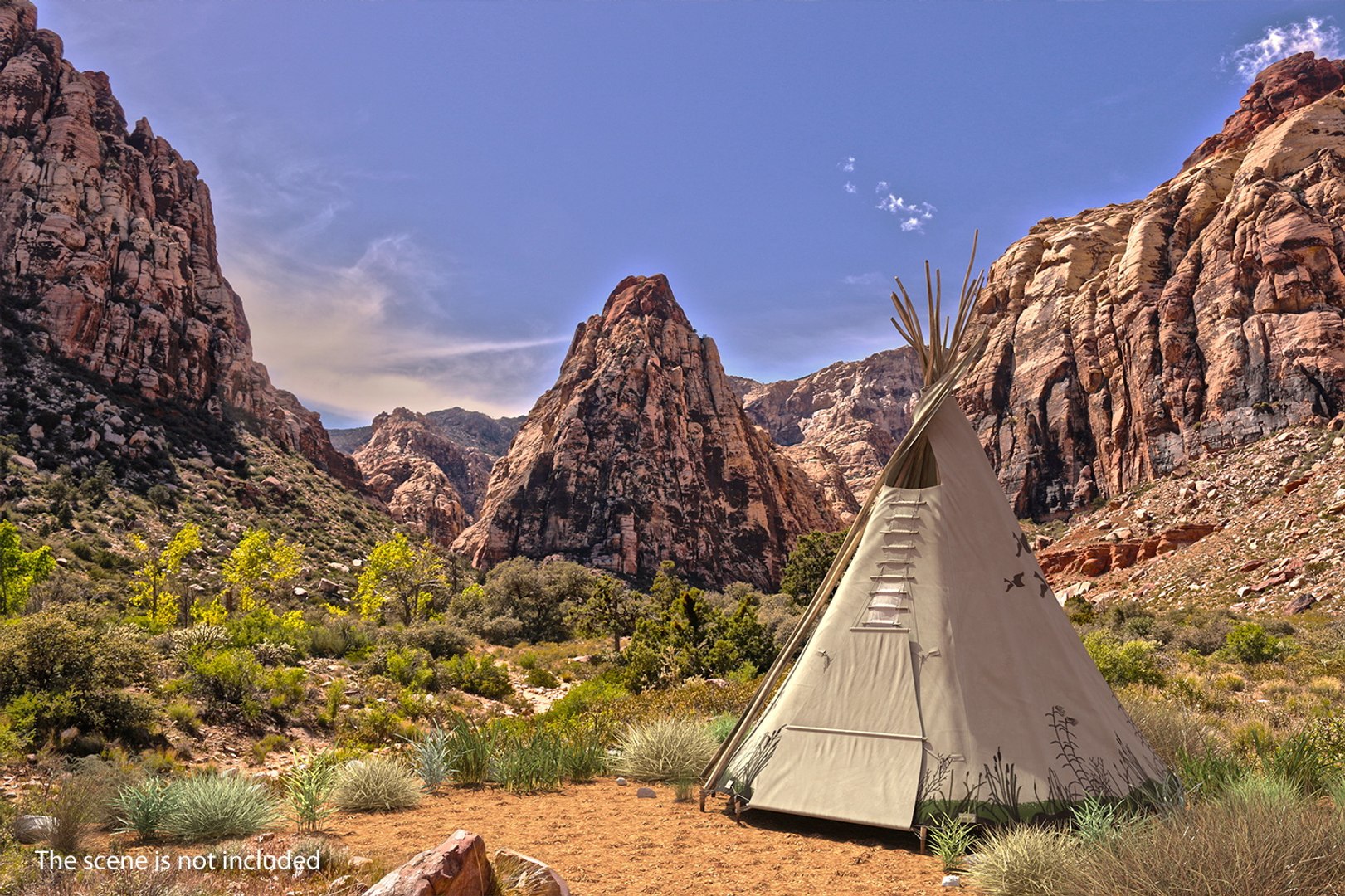 Traditional Tipi 3D Model - TurboSquid 1387640