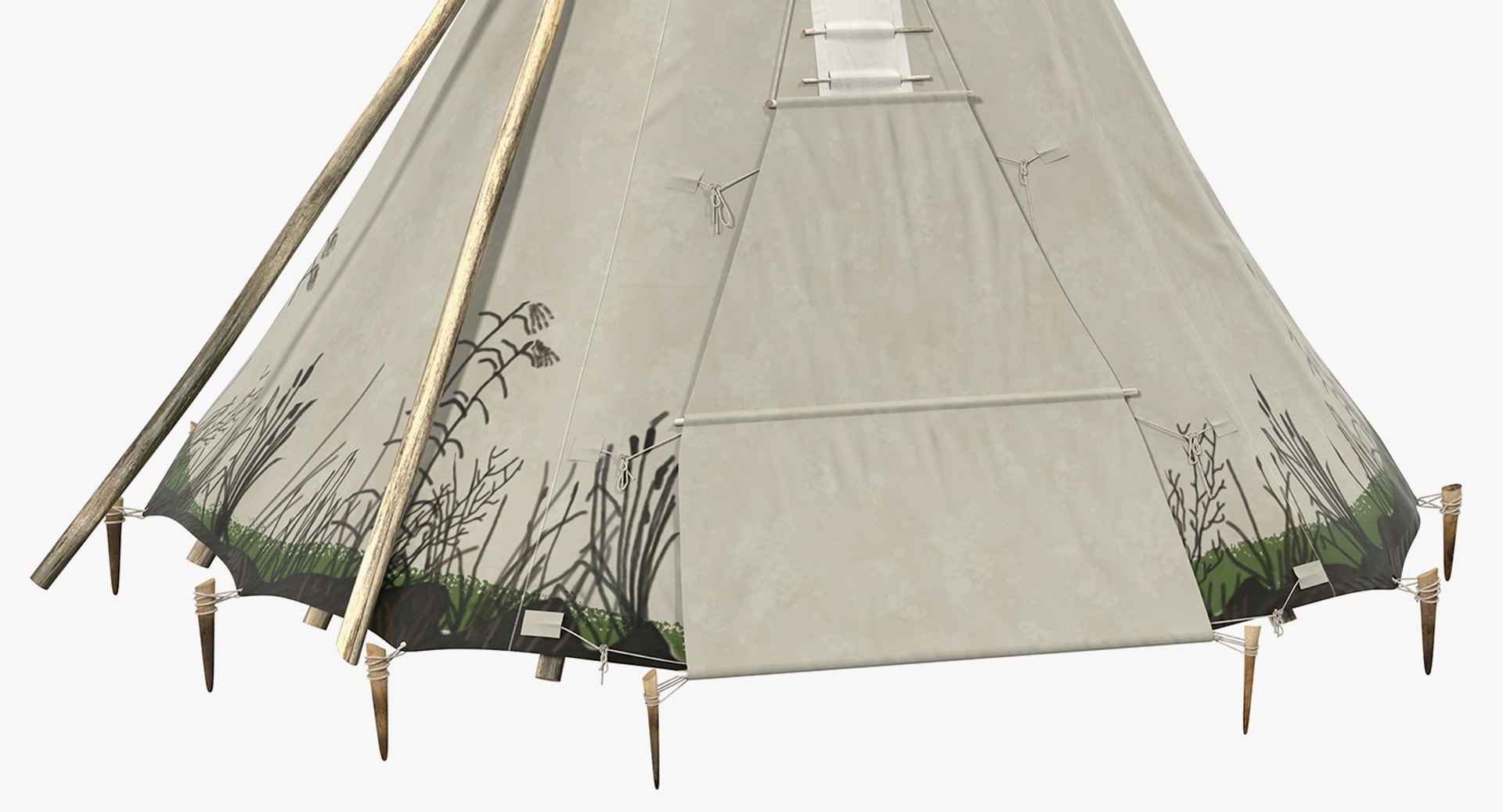 Traditional Tipi 3D Model - TurboSquid 1387640