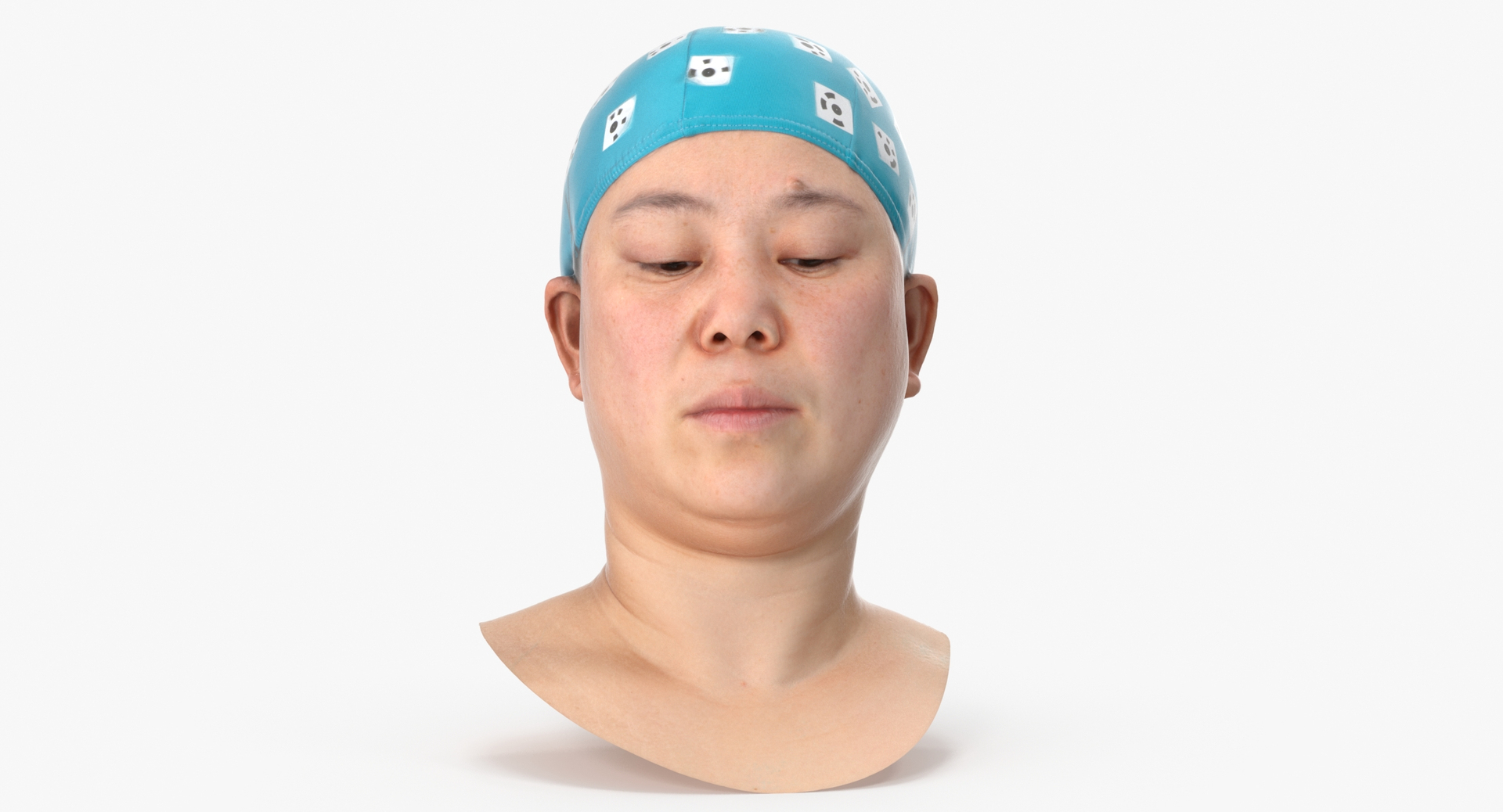 3D Mei Human Head Eyes Turn Down AU61 Clean Scan - TurboSquid 1748742