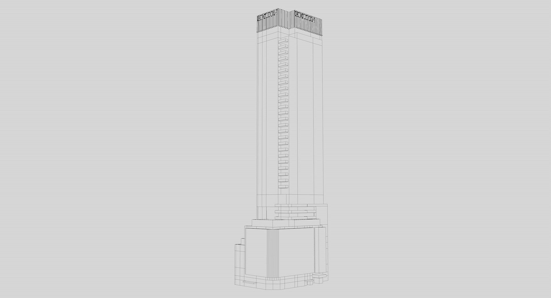 The Edition Building Times Square Low Poly 3D model - TurboSquid 2170809