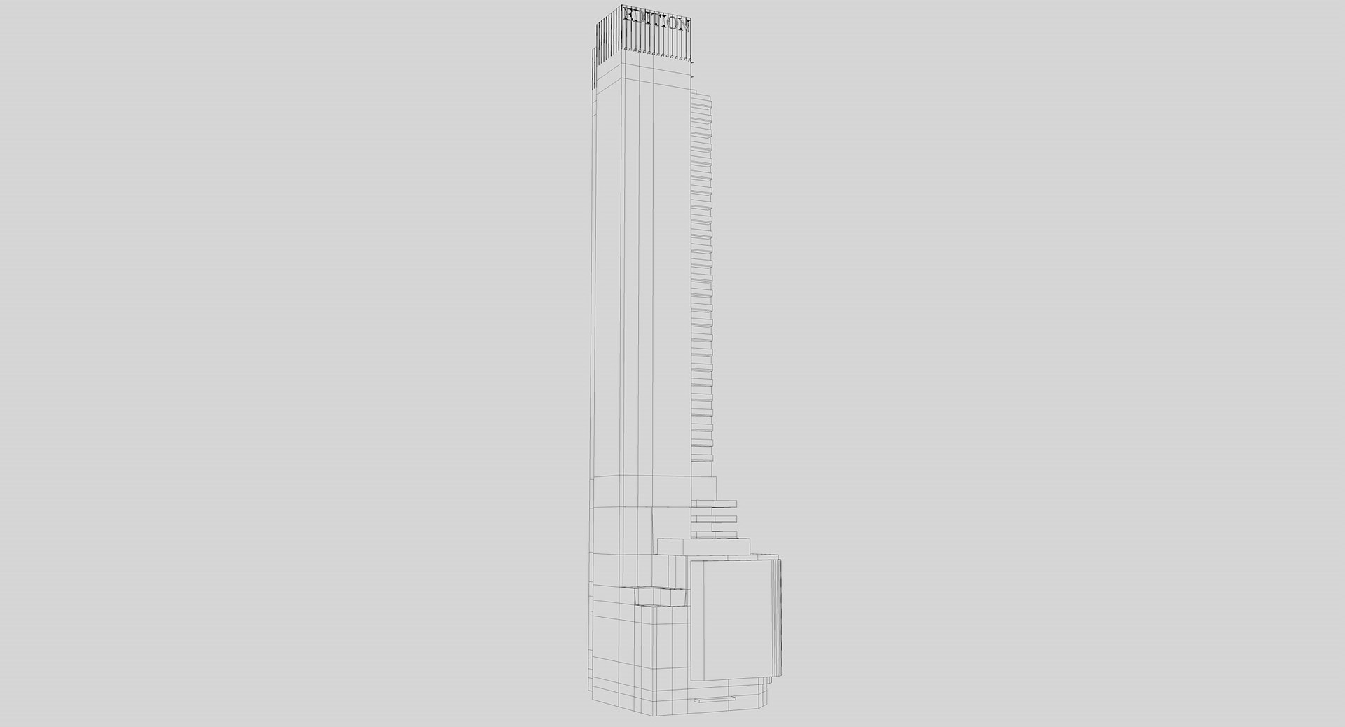 The Edition Building Times Square Low Poly 3D model - TurboSquid 2170809