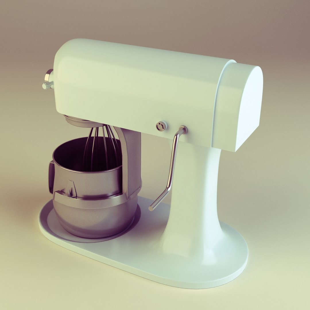 3d model of manual mixer