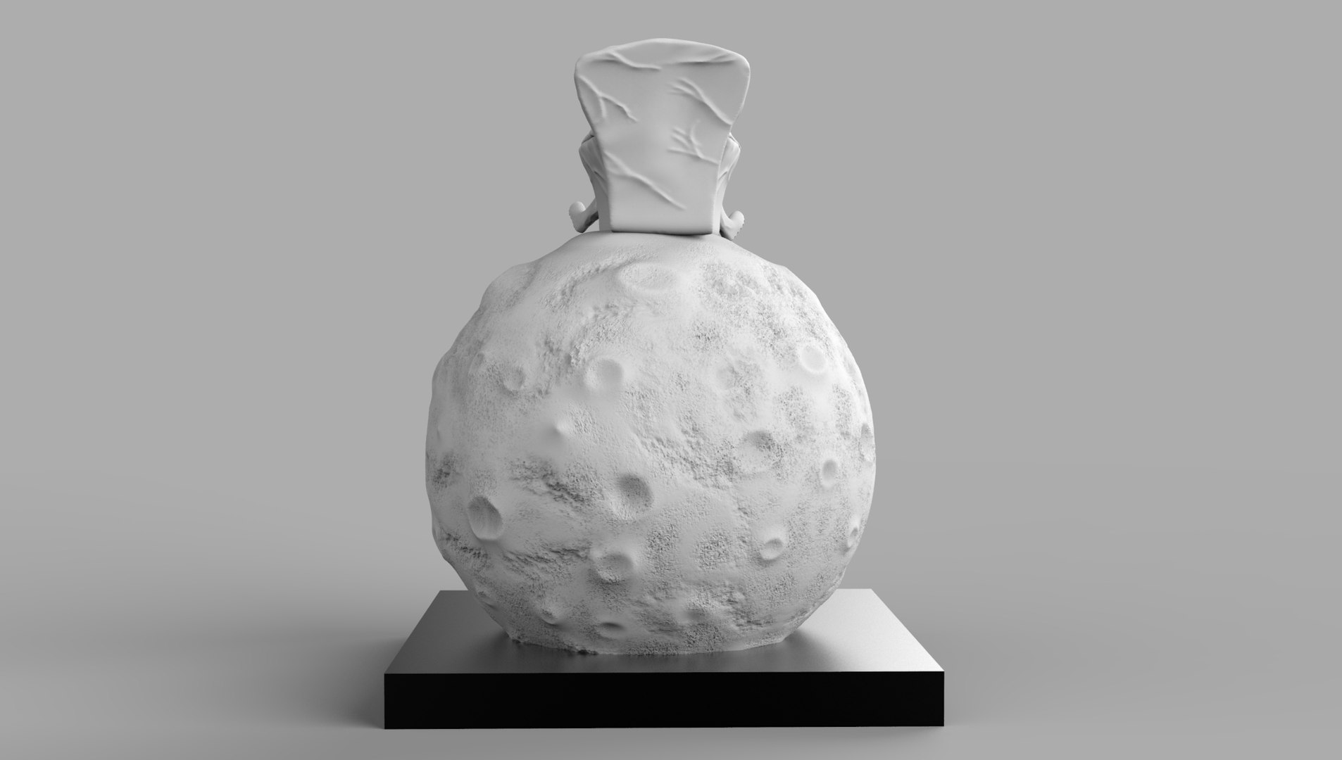 3D Space Moon - TurboSquid 1672179