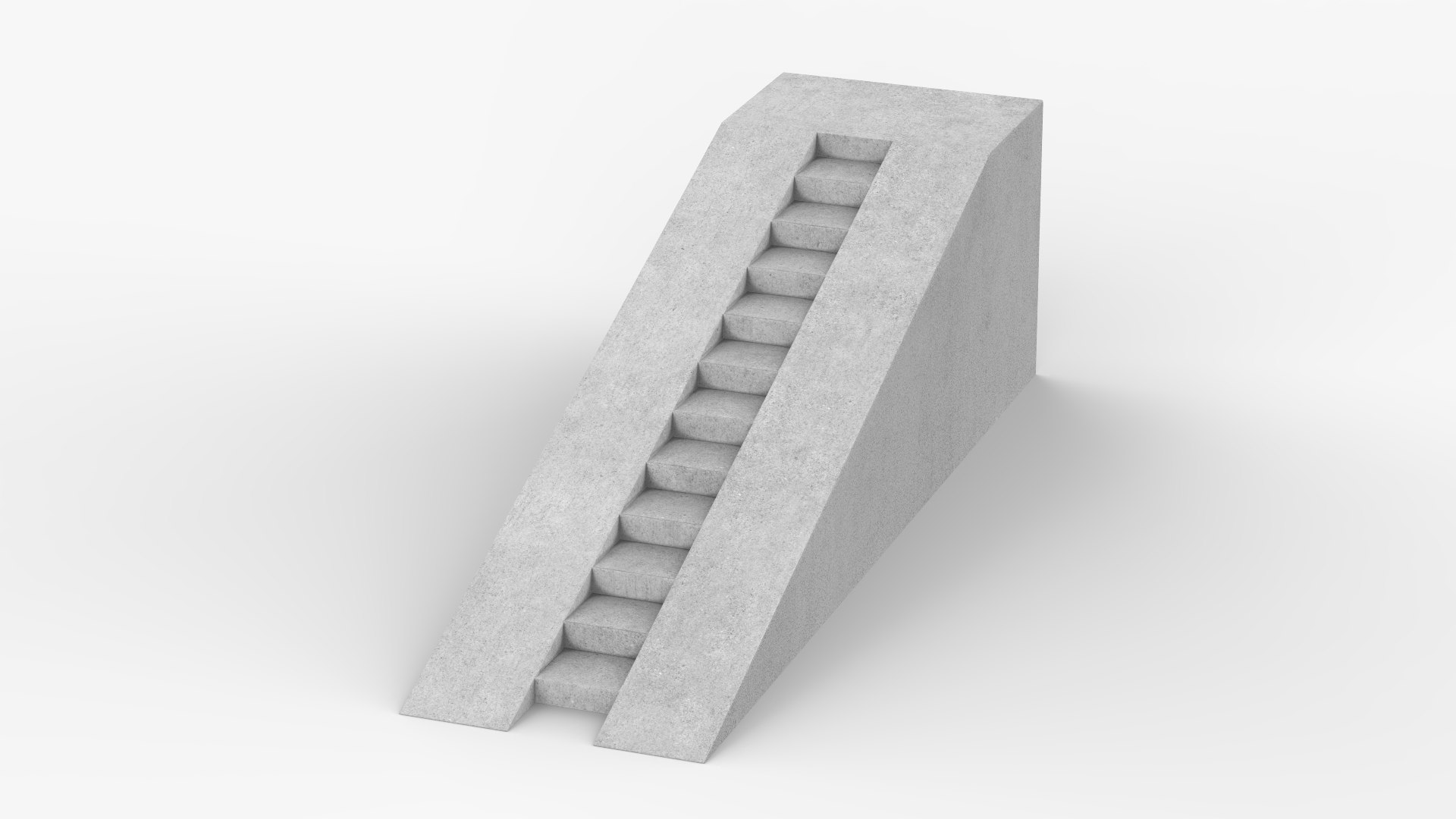 3D Staircase Ramp V2 - TurboSquid 2292724