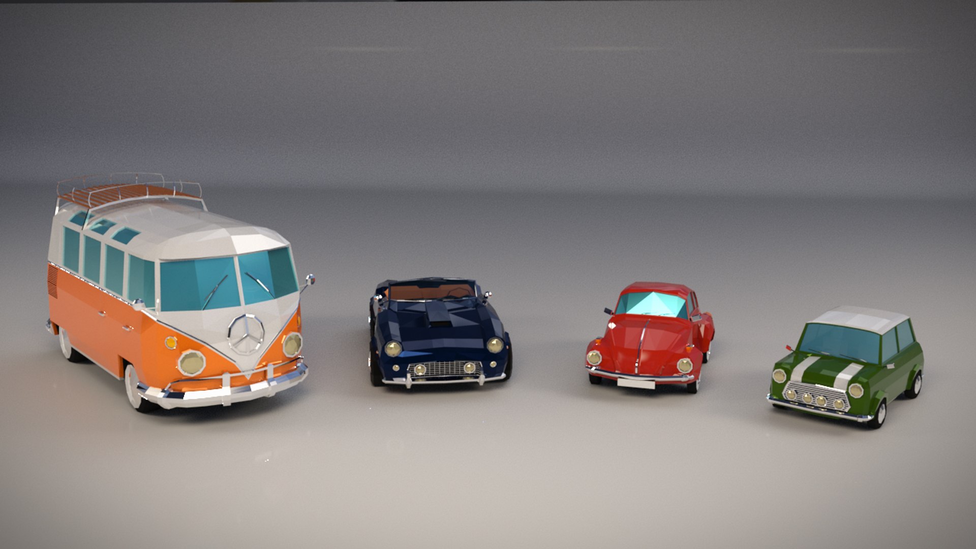 3D Cartoon Transporter Bus - TurboSquid 1338307