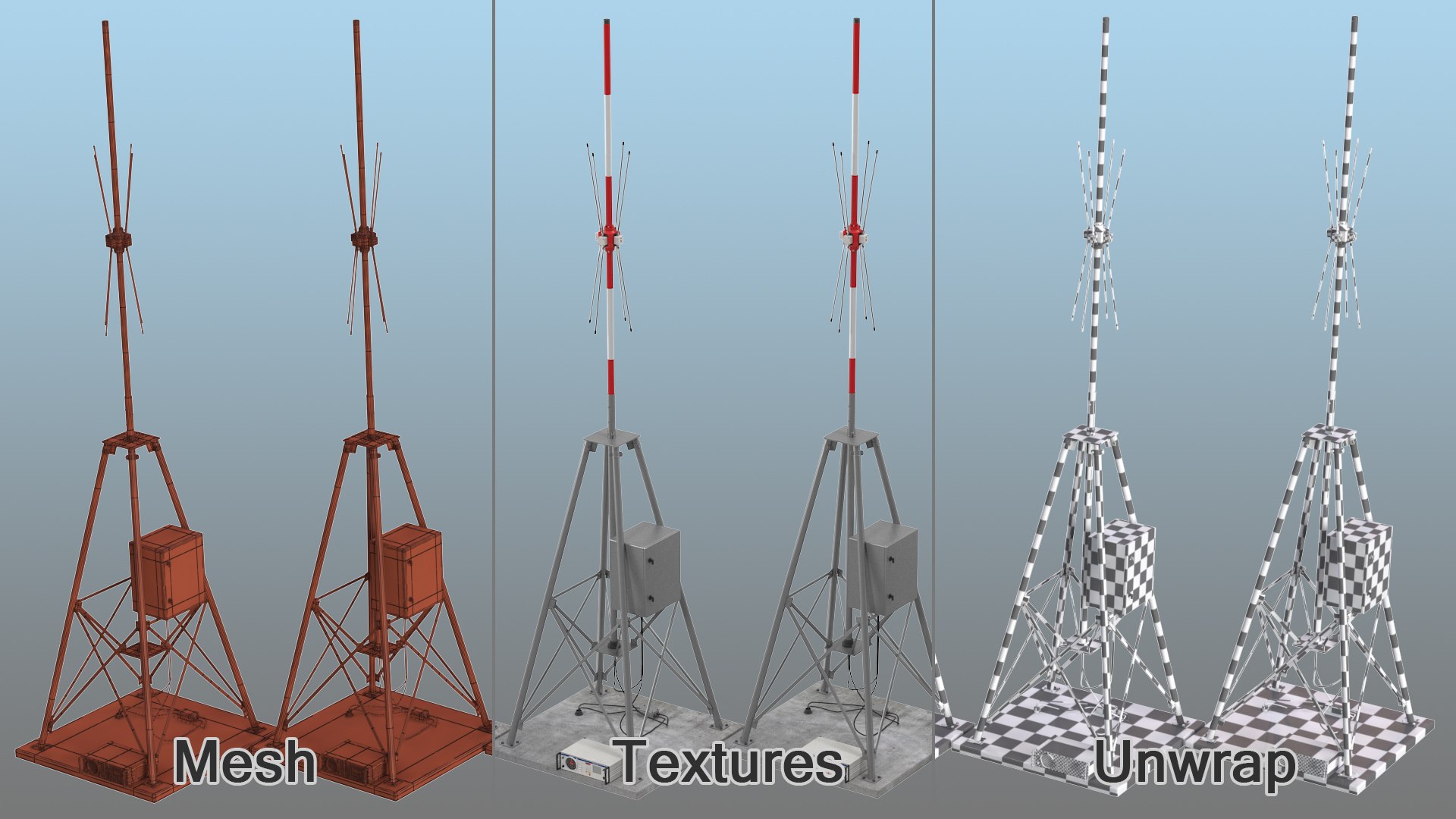 Vts radio direction finder 3D model - TurboSquid 1647507