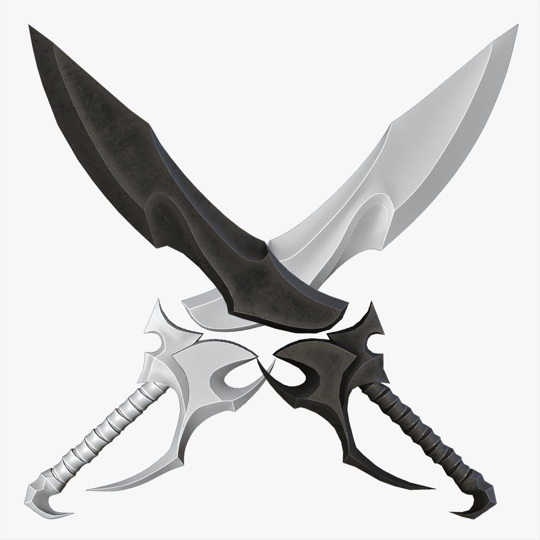 Stylized Fantasy Sword For Games Engine Bladed Melee Weapon Low-poly 3D ...