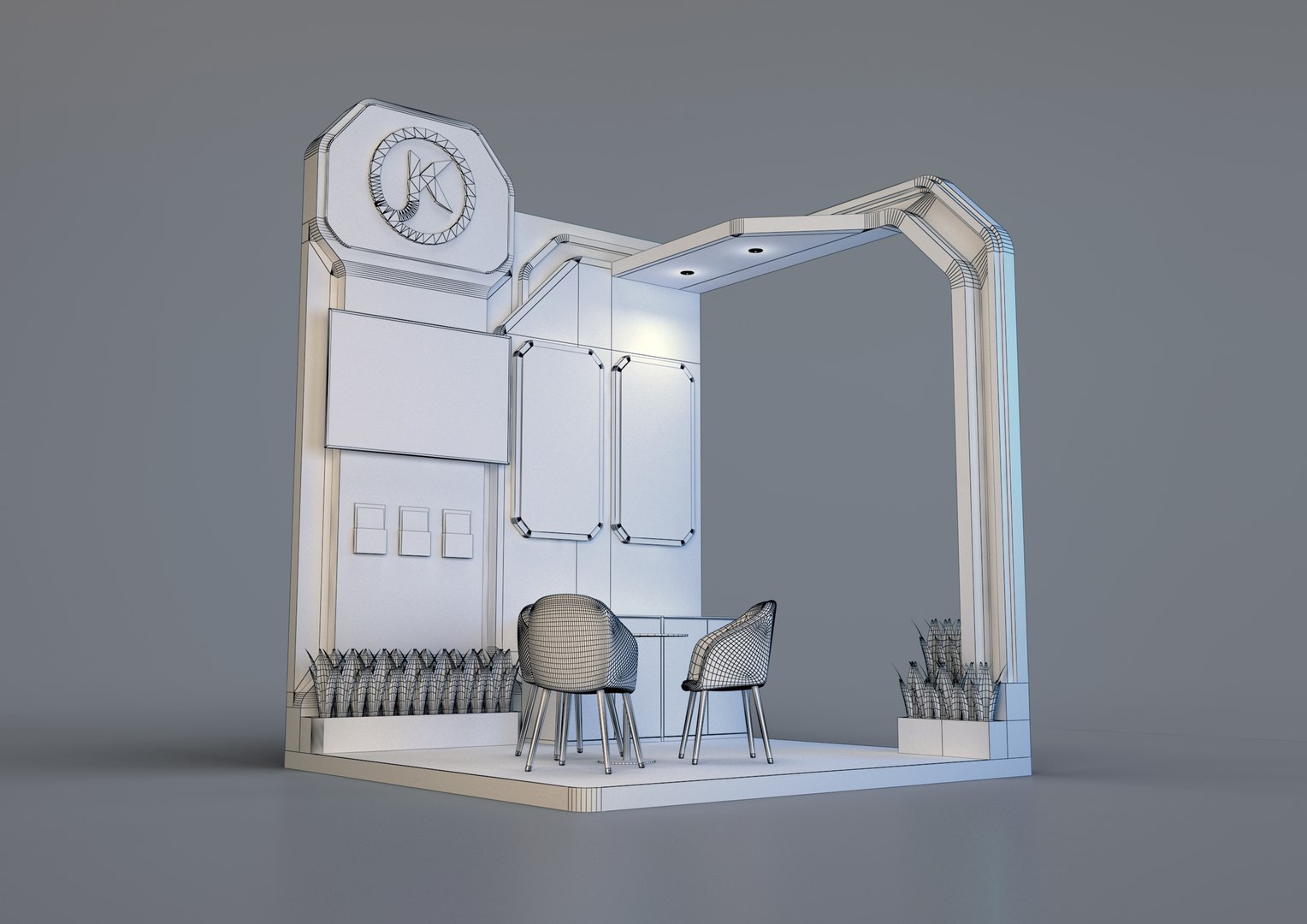 3D MINI BOOTH 02 - TurboSquid 1848471