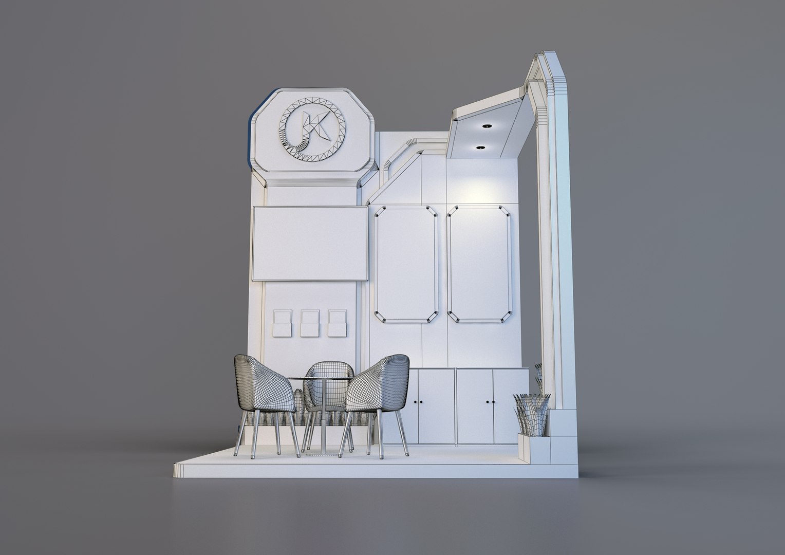 3D MINI BOOTH 02 - TurboSquid 1848471