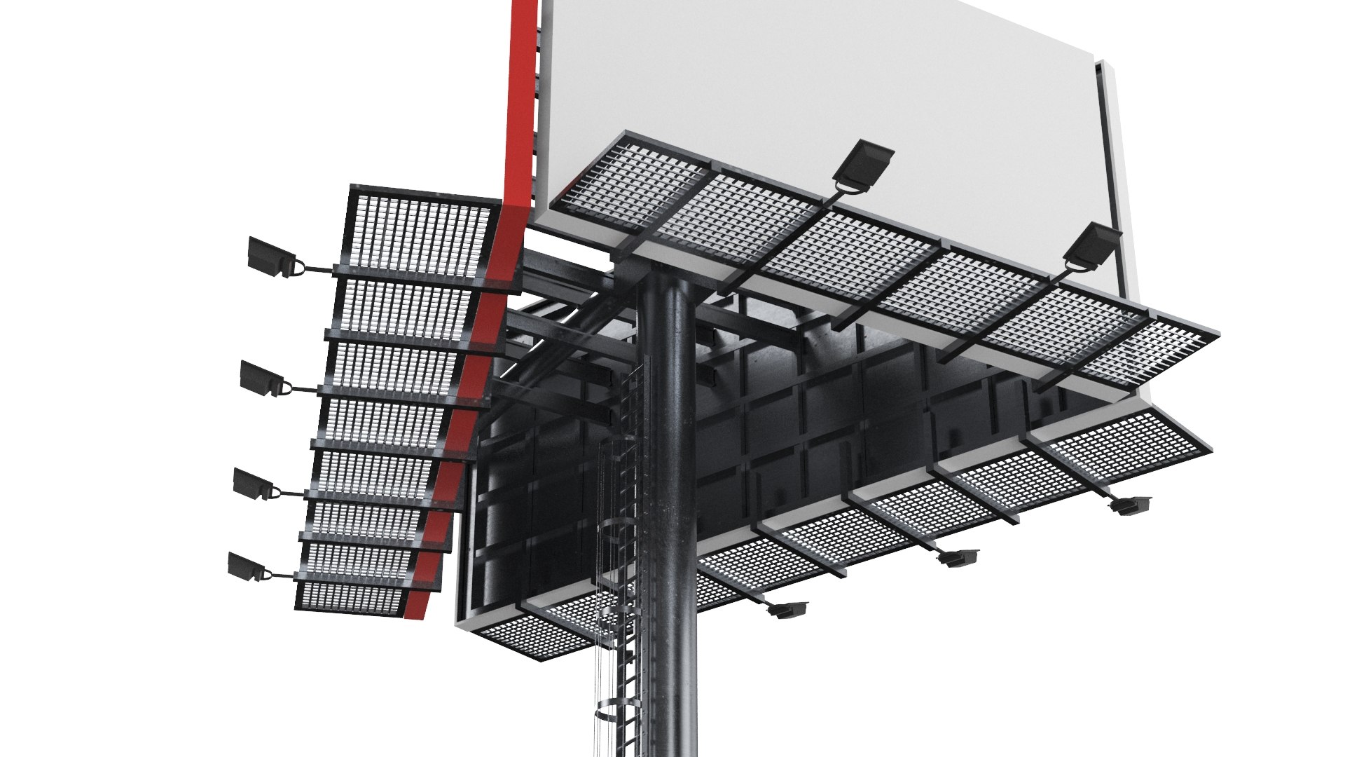 3D Detailed Billboard 02 - TurboSquid 2174935