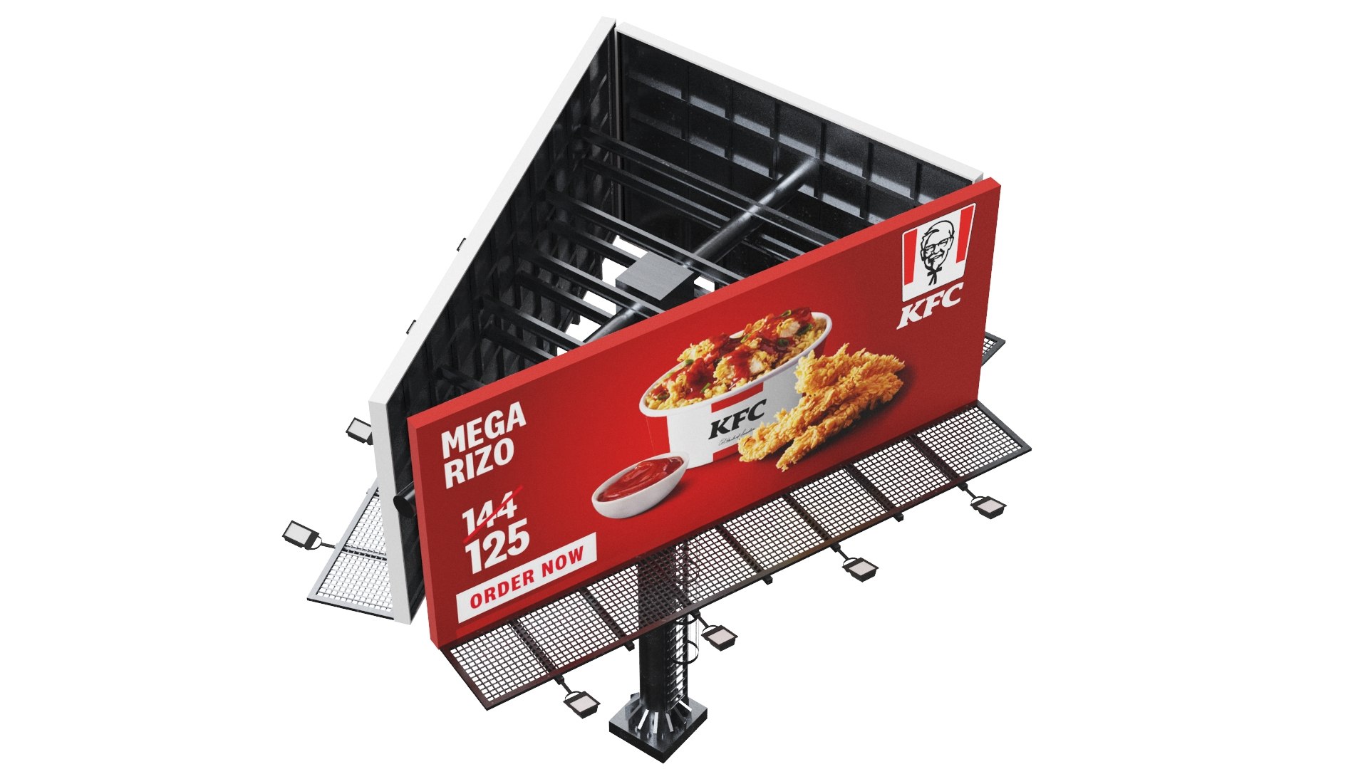 3D Detailed Billboard 02 - TurboSquid 2174935