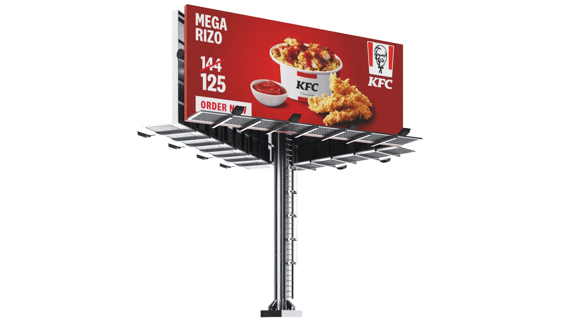 3D Detailed Billboard 02 - TurboSquid 2174935