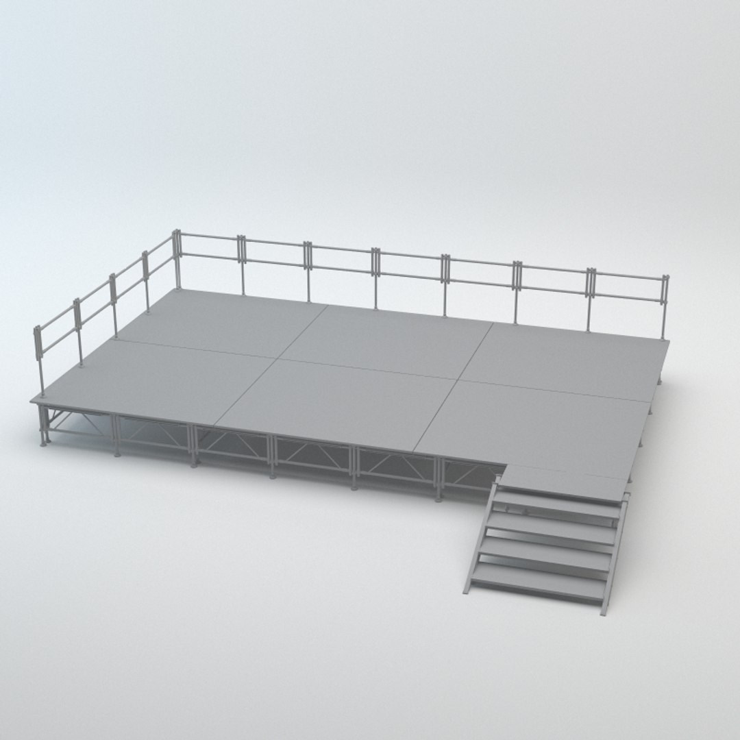 3D Concert Stage Base Model - TurboSquid 1216708