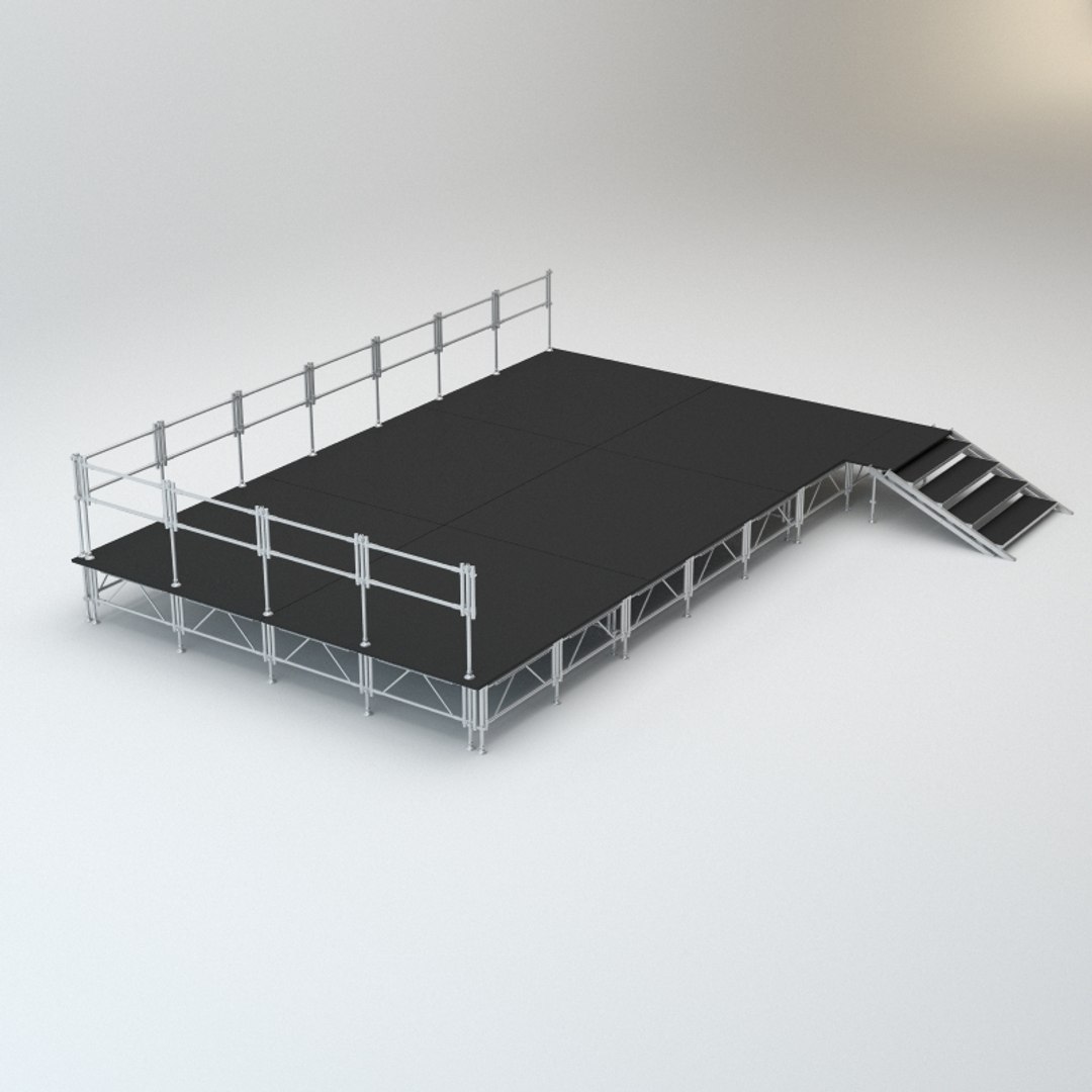 3D Concert Stage Base Model - TurboSquid 1216708