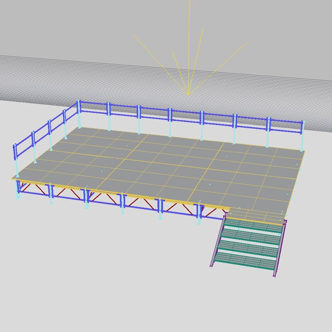 3D Concert Stage Base Model - TurboSquid 1216708