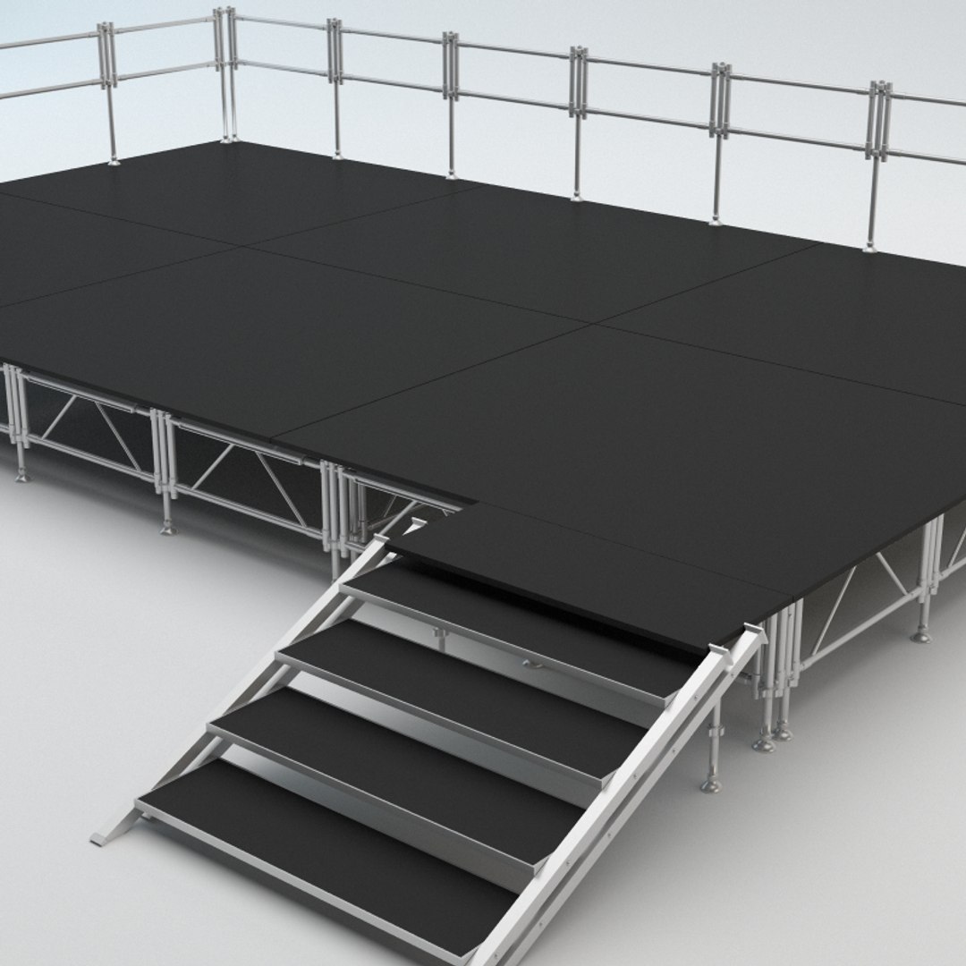 3D Concert Stage Base Model - TurboSquid 1216708