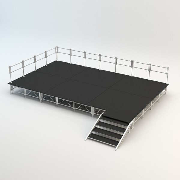 3D concert stage base model - TurboSquid 1216708