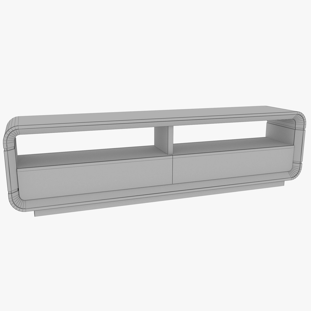 Tv Table 3D Model - TurboSquid 1320005