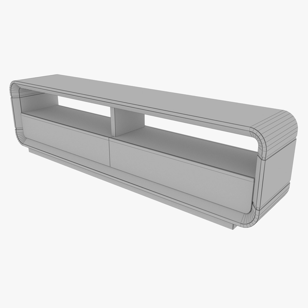 Tv Table 3D Model - TurboSquid 1320005