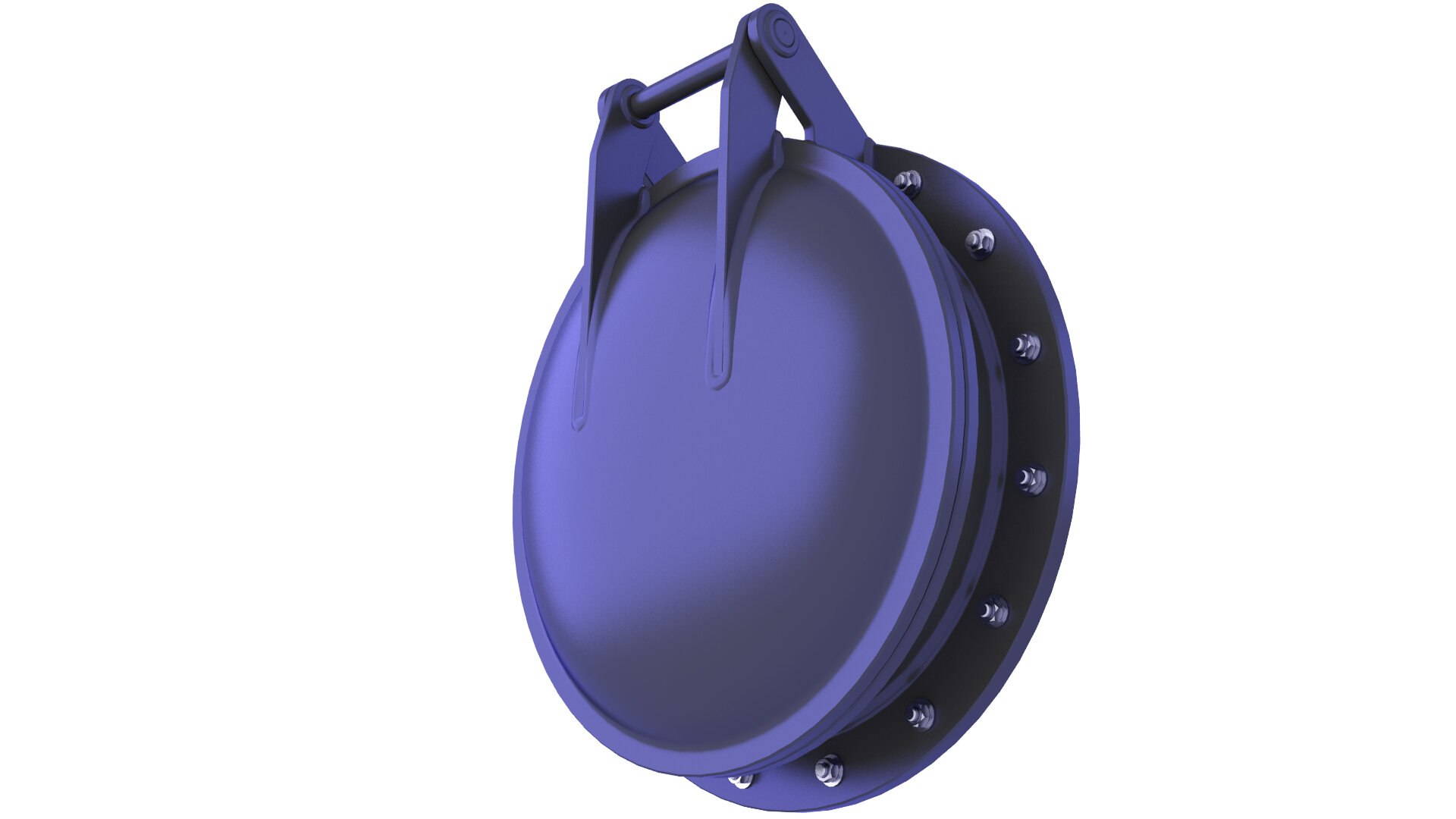 3D Model Metal Flap Gate Valve 32 - TurboSquid 1980045