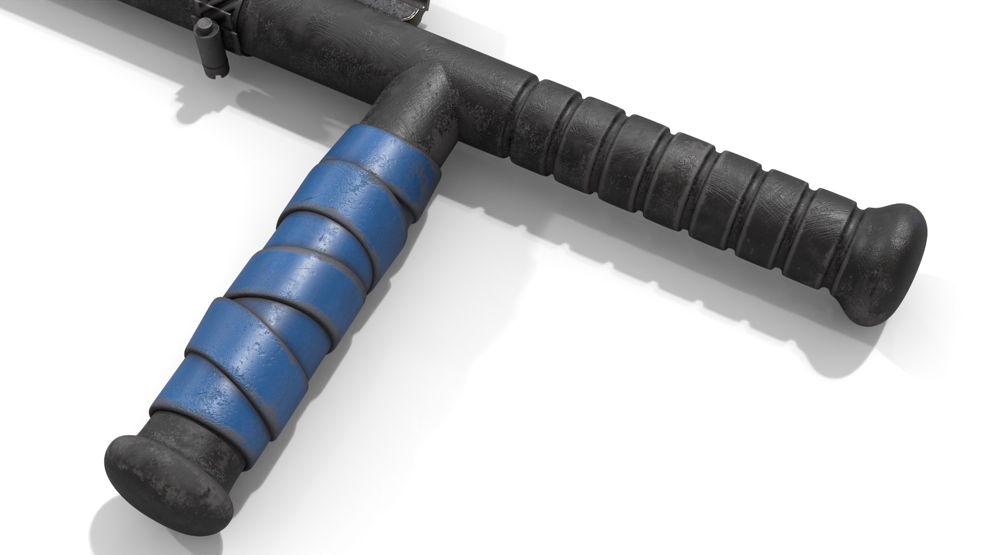 Police Baton with Blade 3D - TurboSquid 1753348