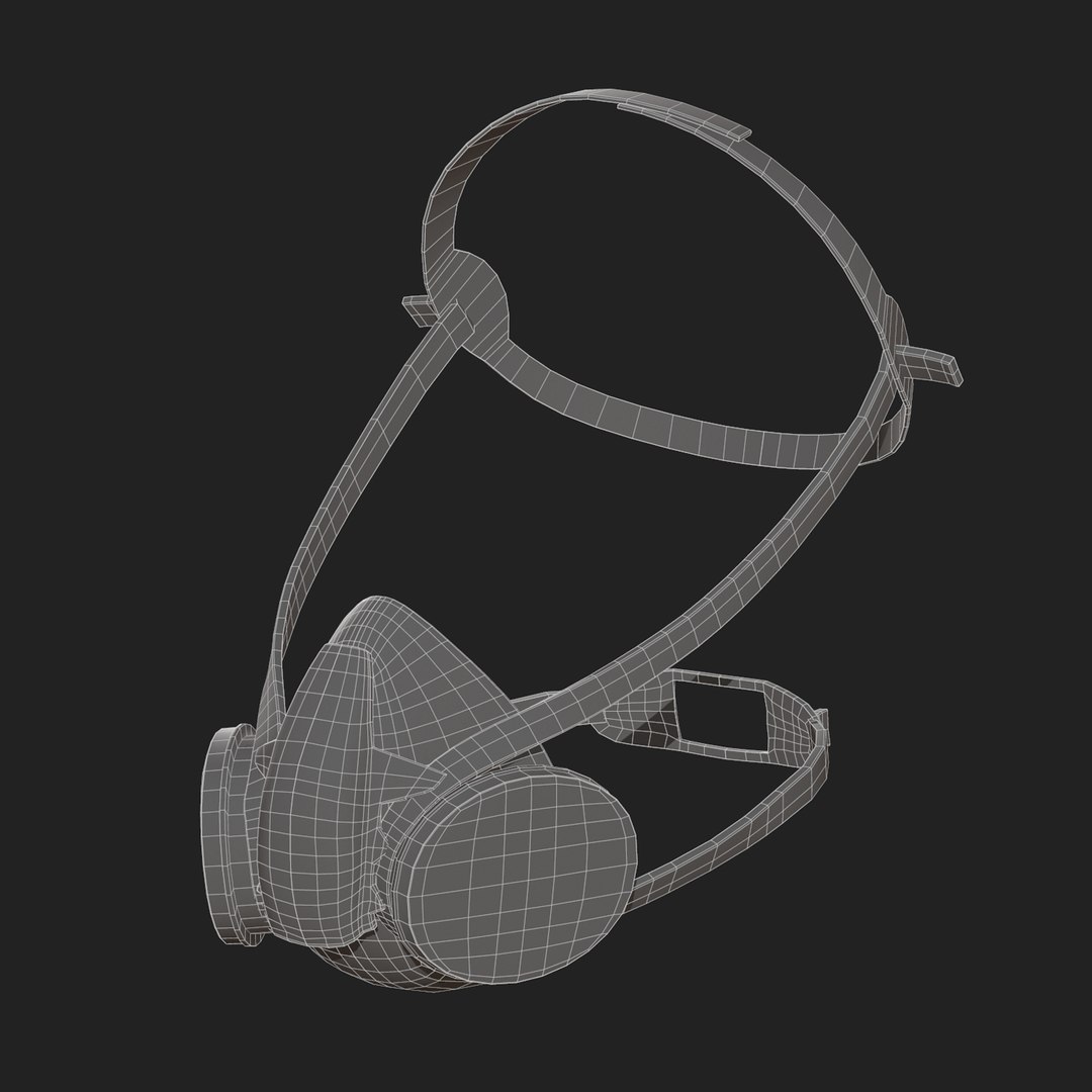 Gas Mask 3D Model - TurboSquid 1570136