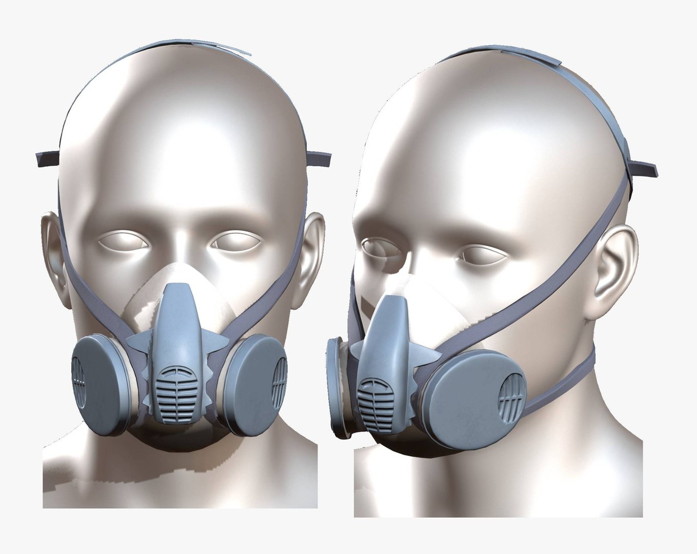 Gas Mask 3D Model - TurboSquid 1570136