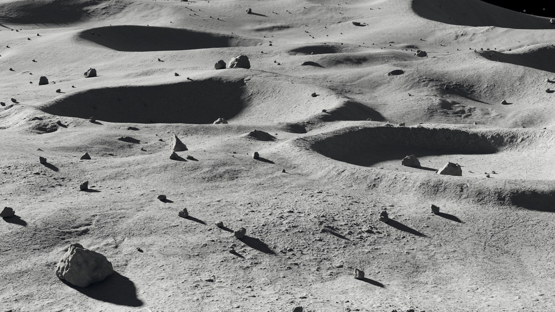 Realistic Moon Surface Bundle 3D Model - TurboSquid 2088696