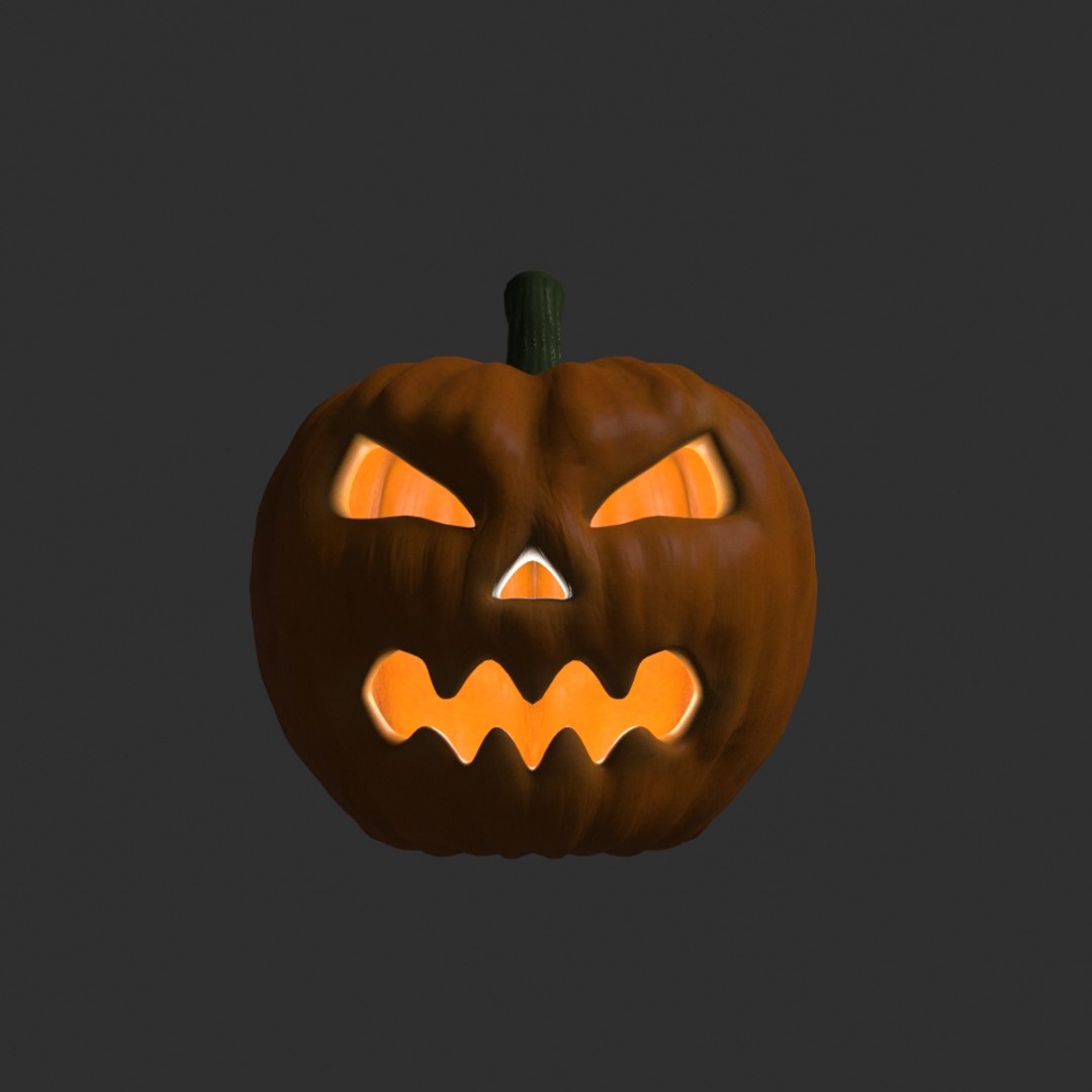 3D Model Pumpkin Modelled - TurboSquid 1338725