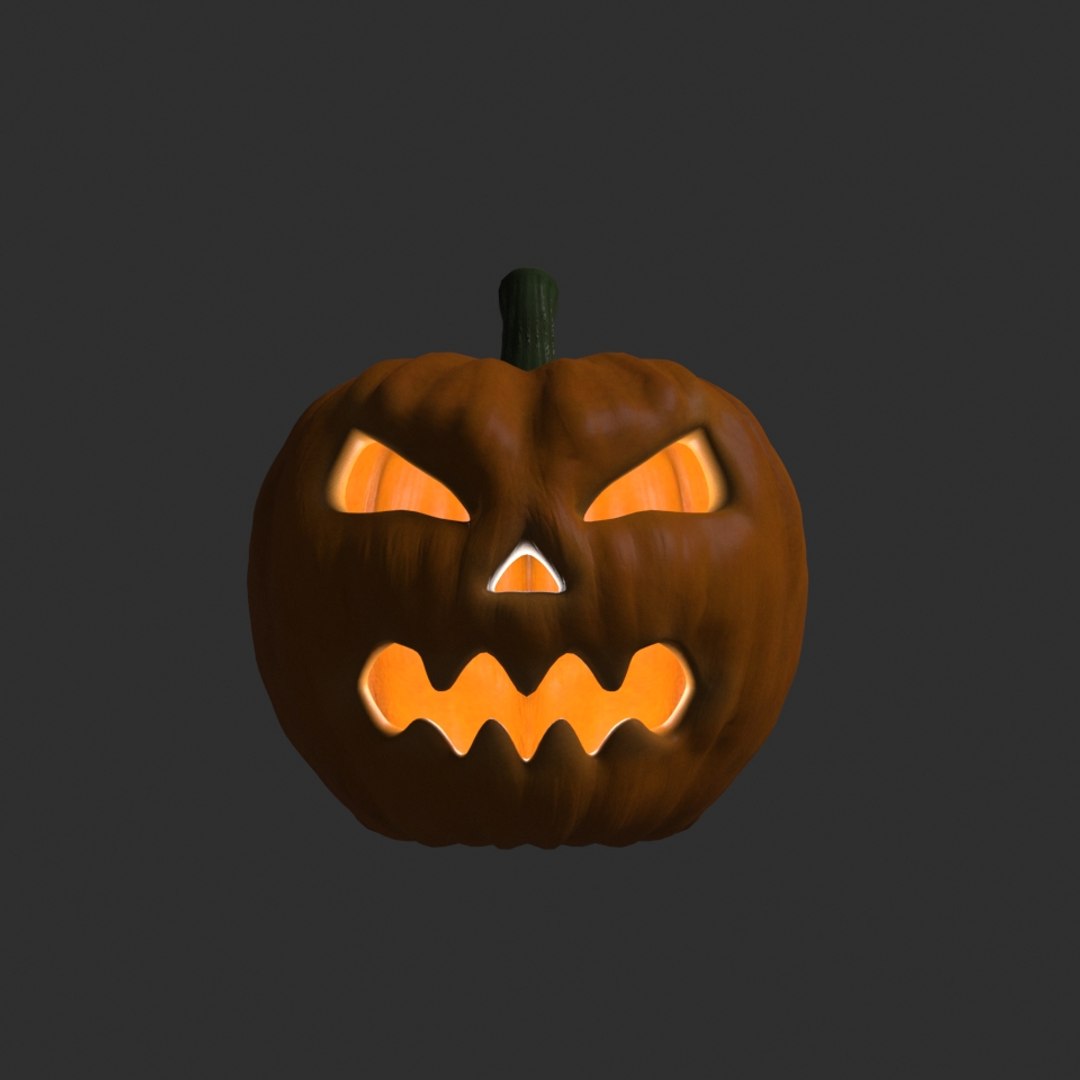 3D Model Pumpkin Modelled - TurboSquid 1338725