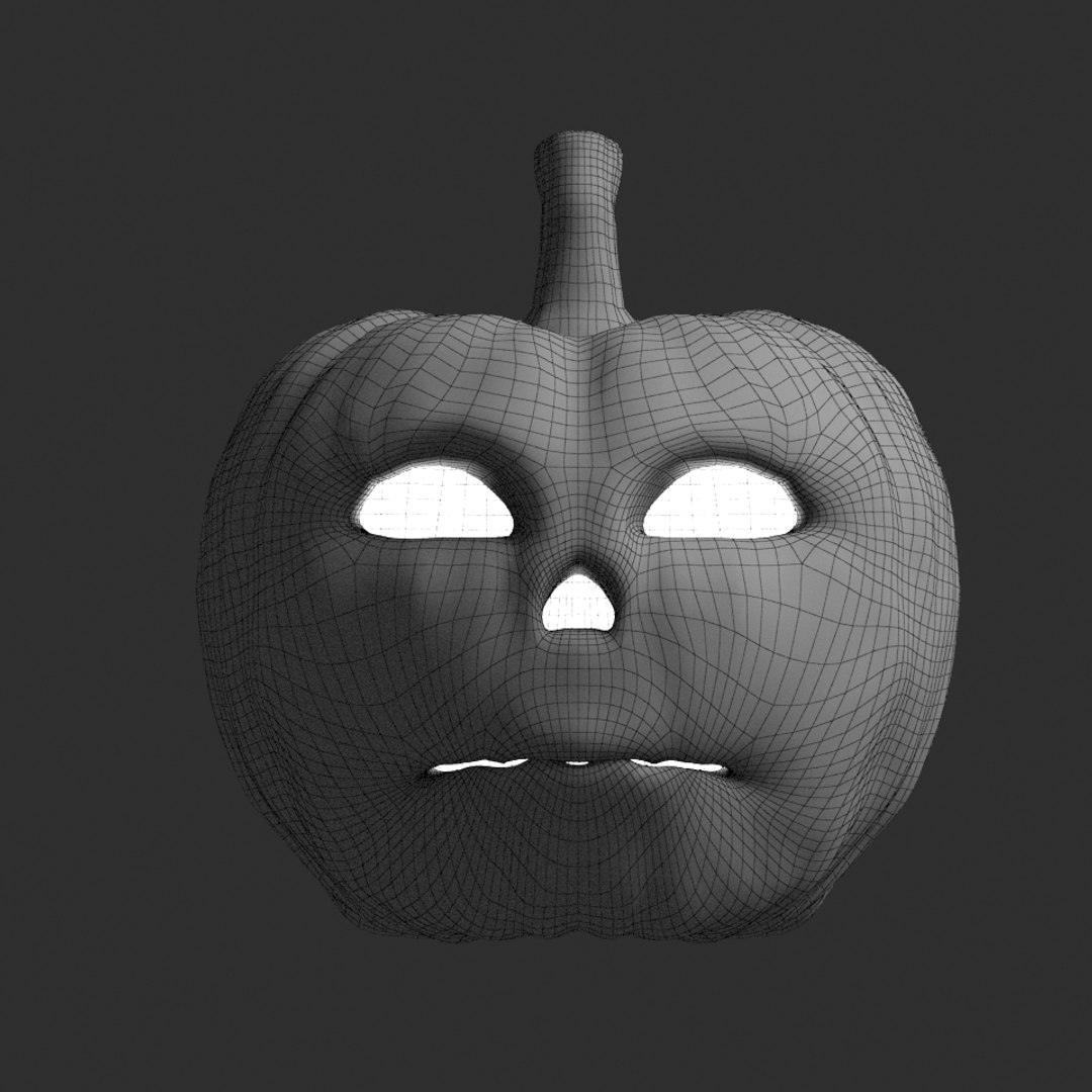 3D Model Pumpkin Modelled - TurboSquid 1338725