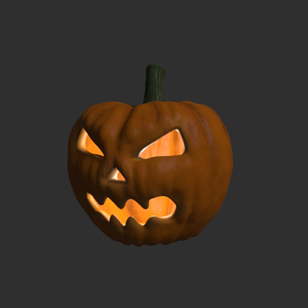 3D Model Pumpkin Modelled - TurboSquid 1338725