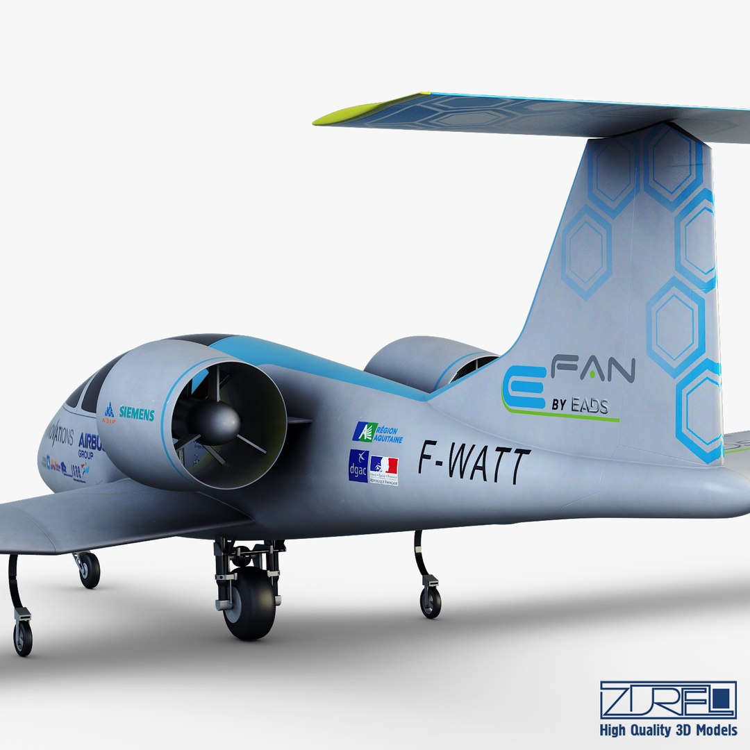3D model airbus e-fan electric - TurboSquid 1243541