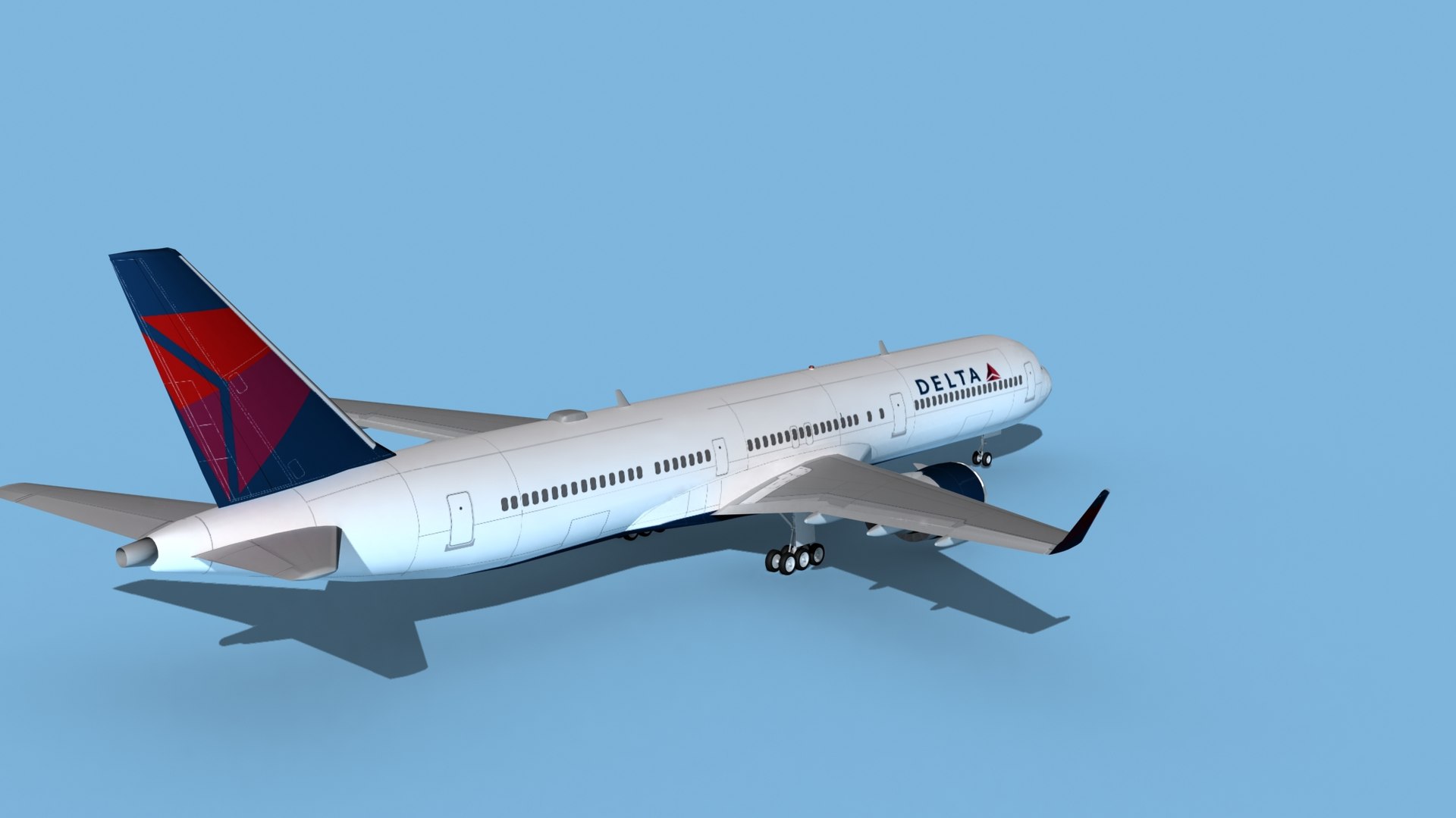 Boeing 767-400 Delta 4 3D Model - TurboSquid 1912355