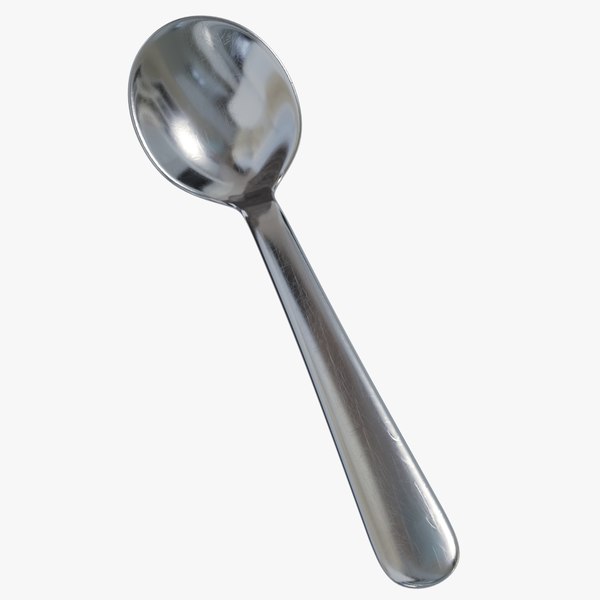 Spoon tableware silverware 3D - TurboSquid 1432881