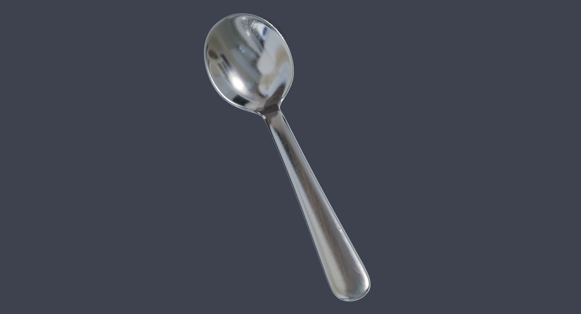 Spoon tableware silverware 3D - TurboSquid 1432881