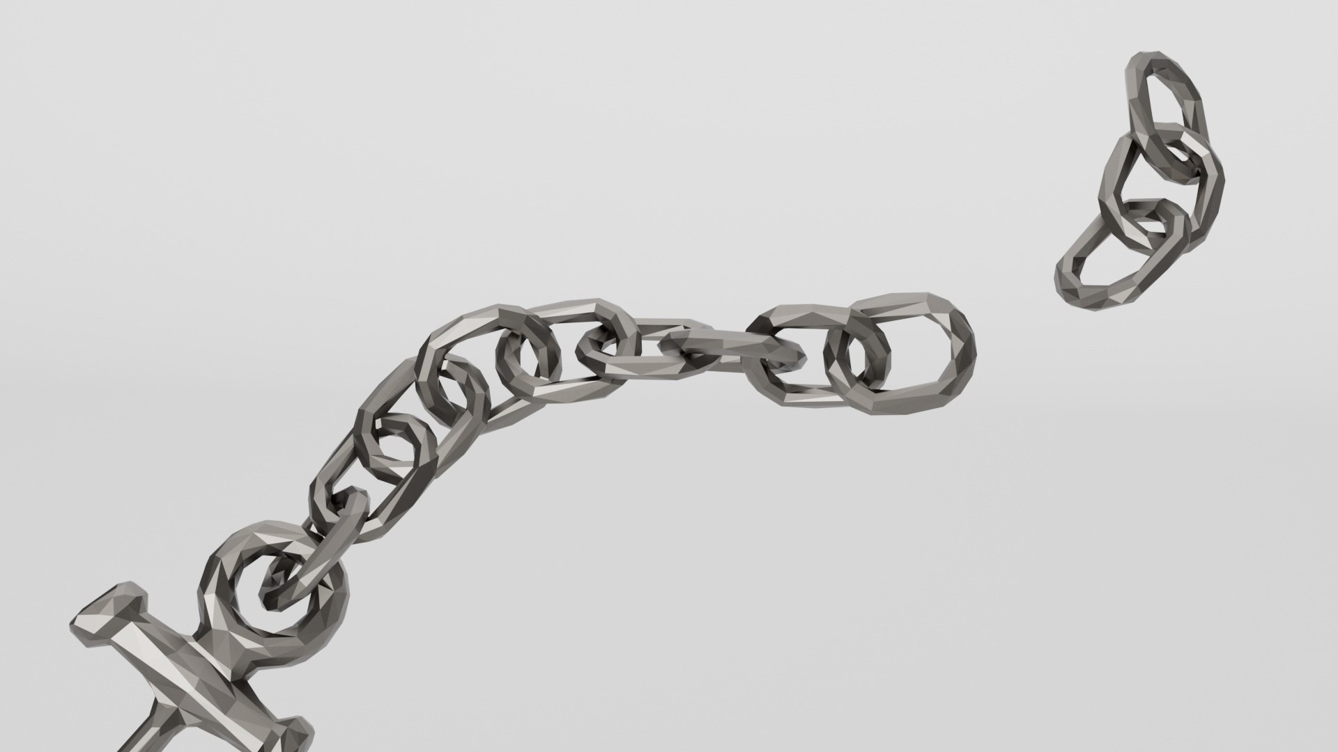 3D Model Anchor Chain Low Poly - TurboSquid 1962336