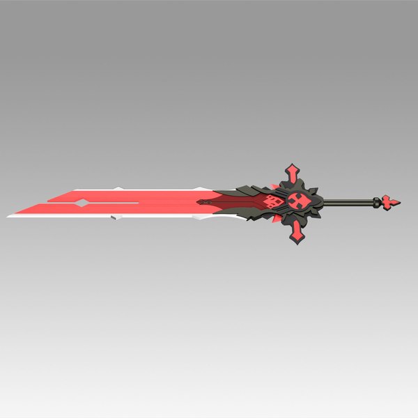 Genshin impact diluc 3D model - TurboSquid 1707640