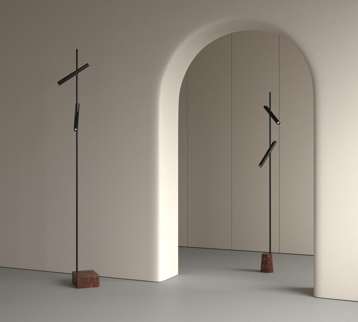 Areti Modern Minimalism Floor Lamp 3D Model - TurboSquid 2060498