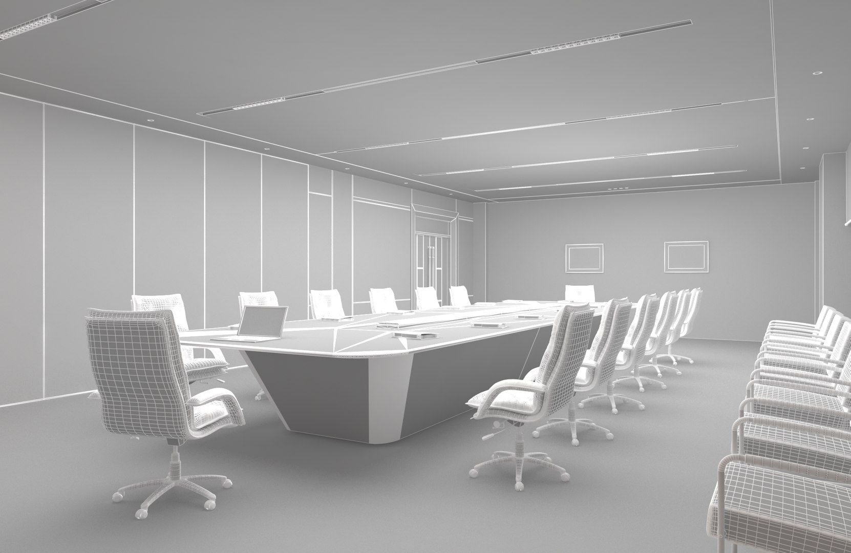 Conference Room 01 3D Model - TurboSquid 2275107