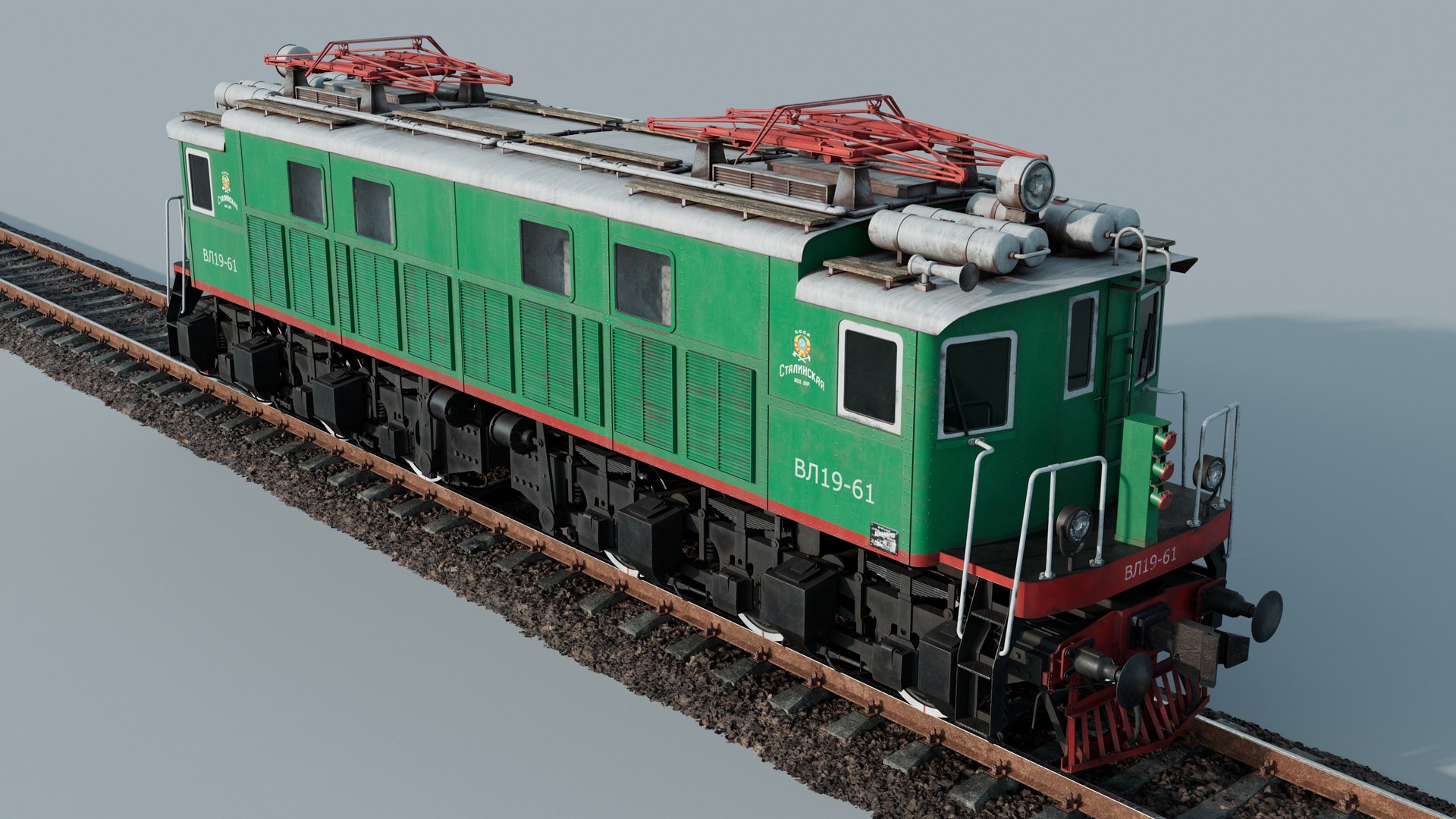 VL19 Soviet Electric Locomotive 3D Model - TurboSquid 2189852