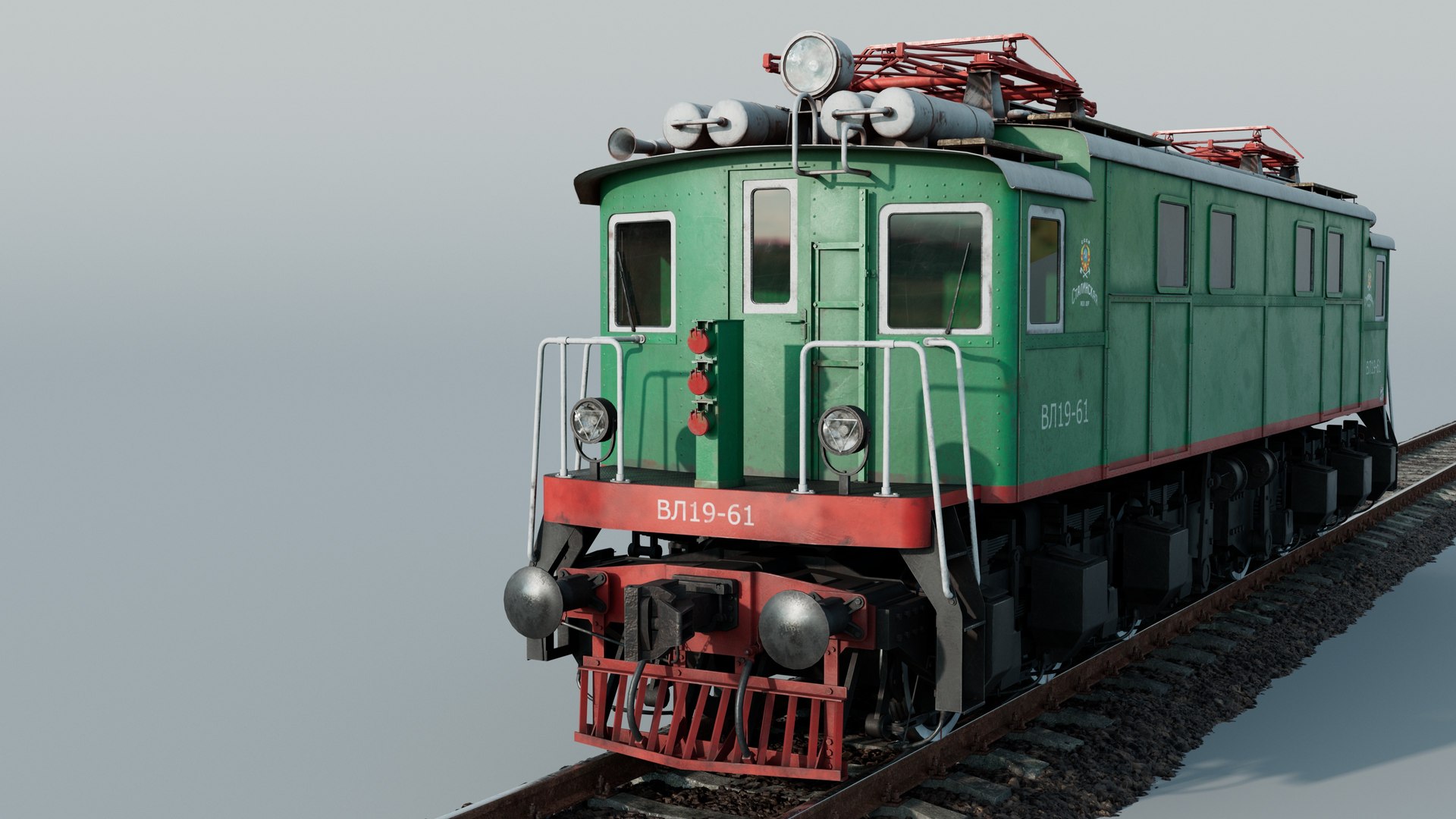 VL19 Soviet Electric Locomotive 3D Model - TurboSquid 2189852