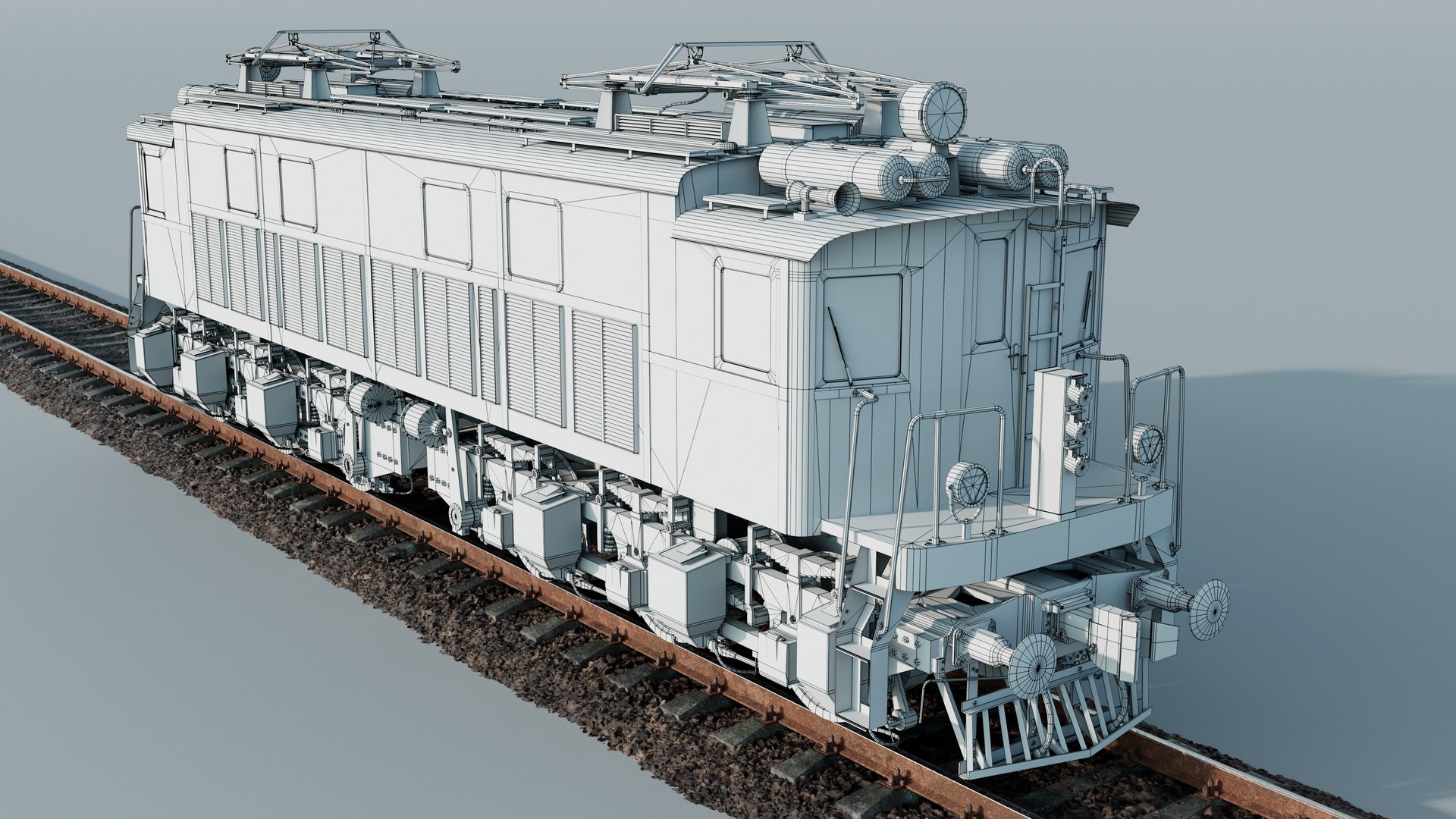 VL19 Soviet Electric Locomotive 3D Model - TurboSquid 2189852