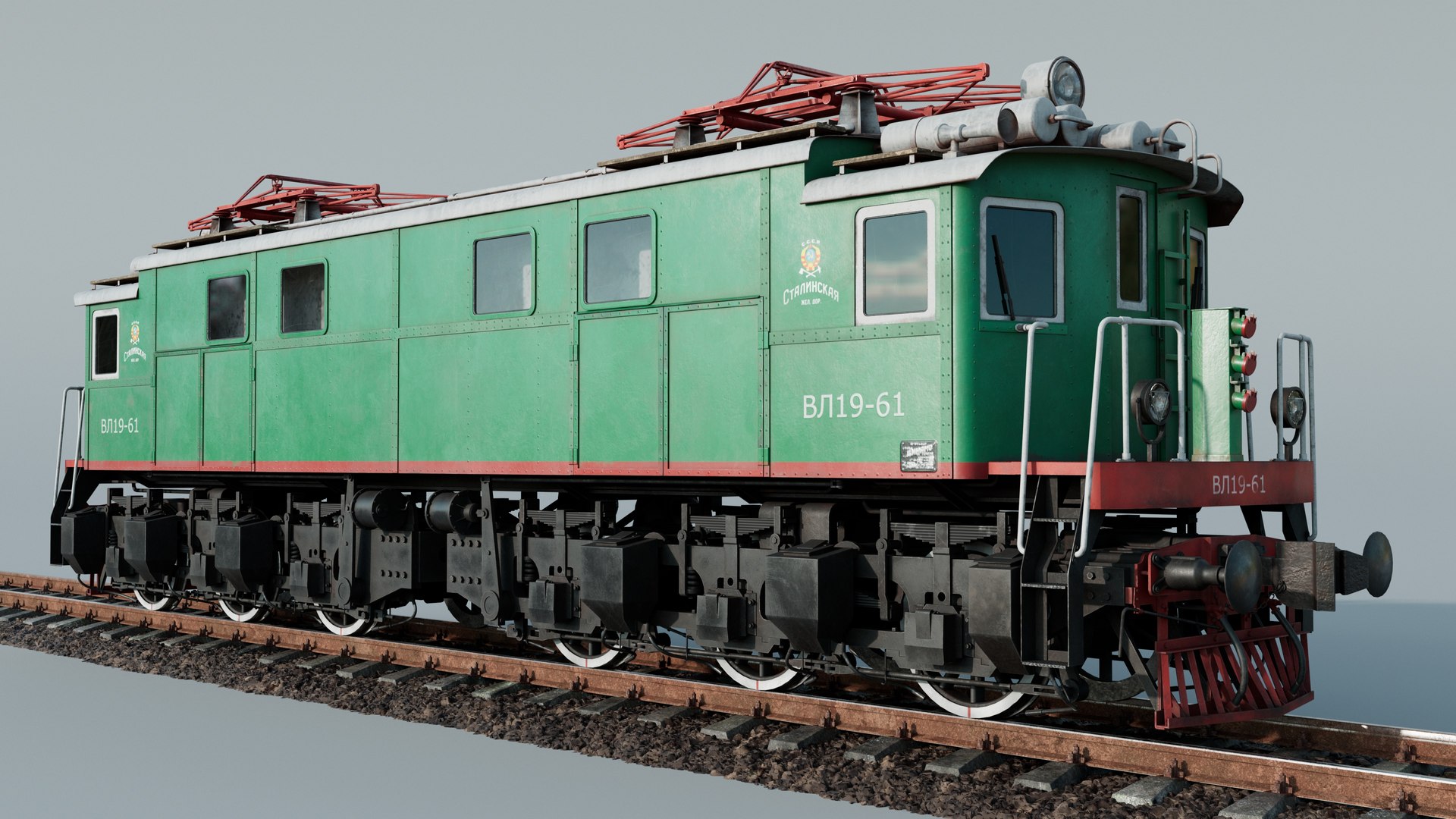 VL19 Soviet Electric Locomotive 3D Model - TurboSquid 2189852