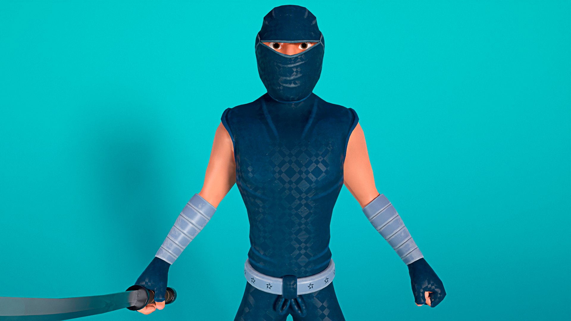 Ninja Ted 3D Model - TurboSquid 1774417