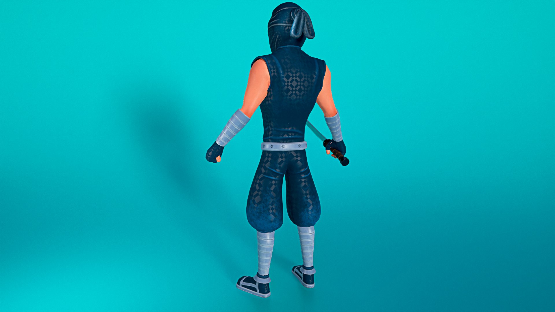 Ninja Ted 3D Model - TurboSquid 1774417