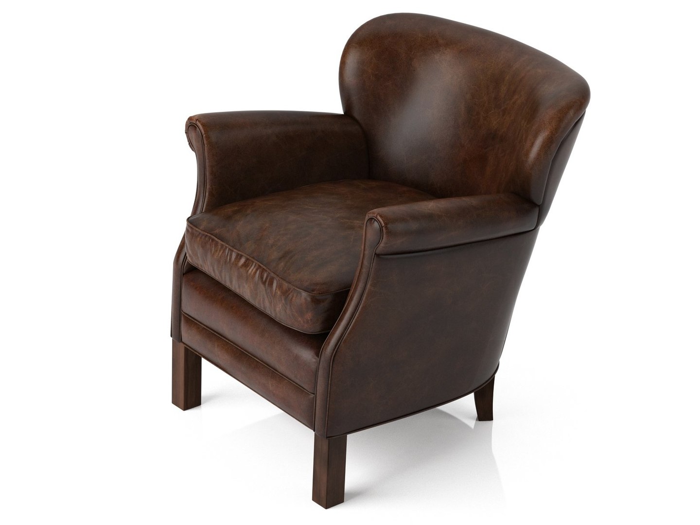 Professor s leather chair 3D model - TurboSquid 1175320